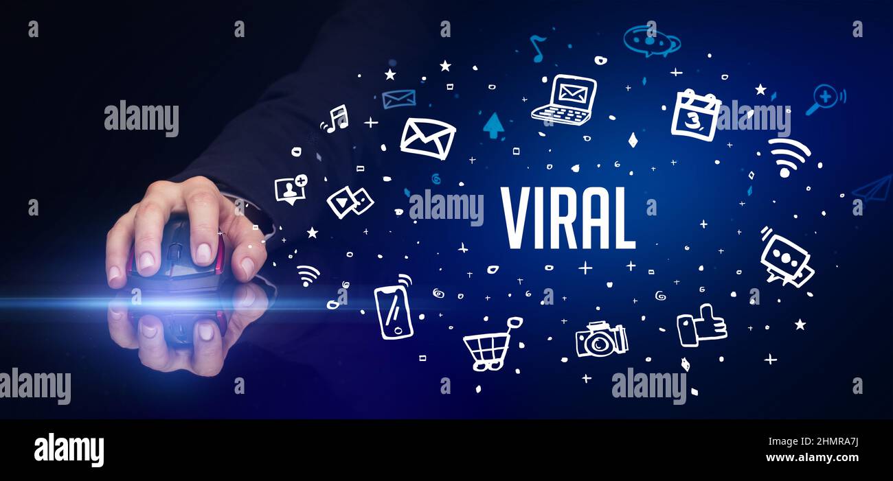 hand holding wireless peripheral Stock Photo - Alamy