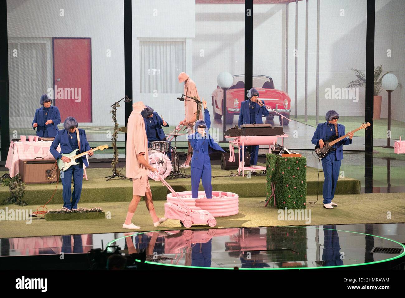 The Pop Group, L Imperatrice performs on stage during the 37th ...