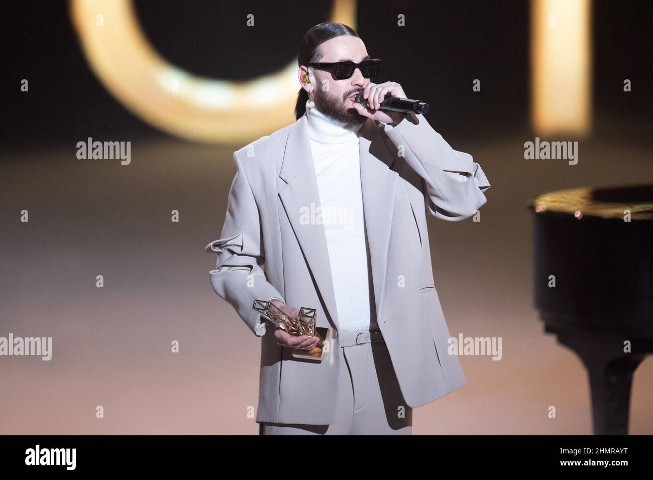 SCH a.k.a Julien Schwarzer performs on stage during the 37th Victoires ...