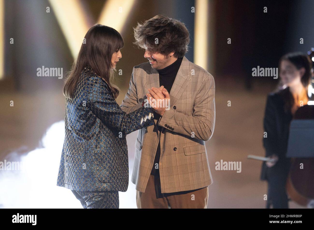 Clara Luciani receives album of the year award during the 37th ...