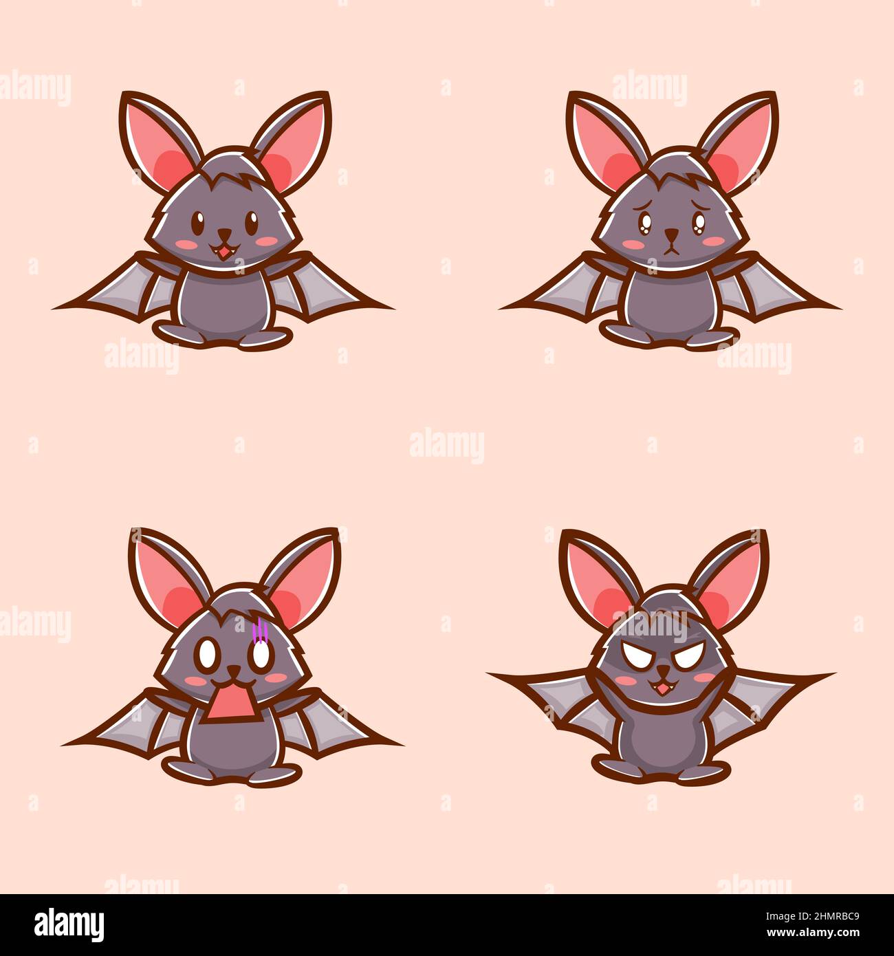 Cute bat cartoon illustration Stock Vector Image & Art - Alamy