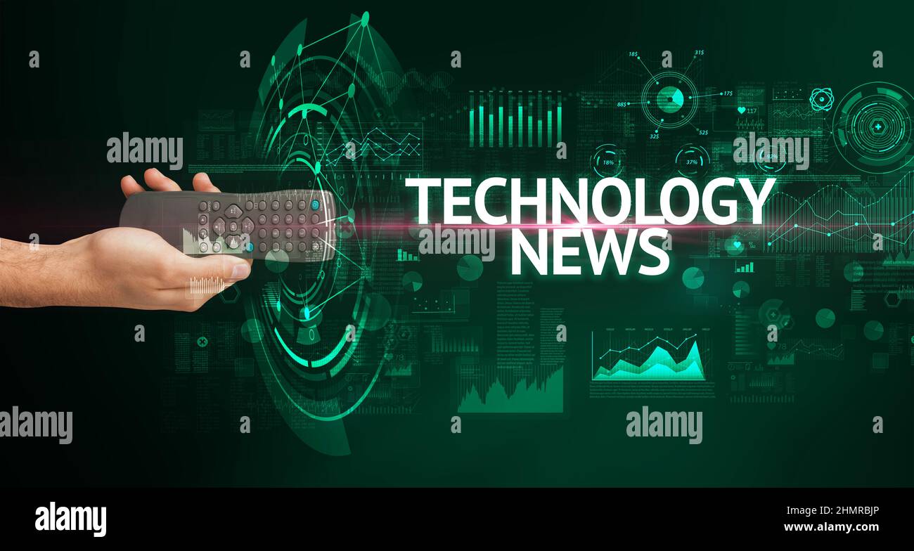 hand holding wireless peripheral, modern technology concept Stock Photo ...