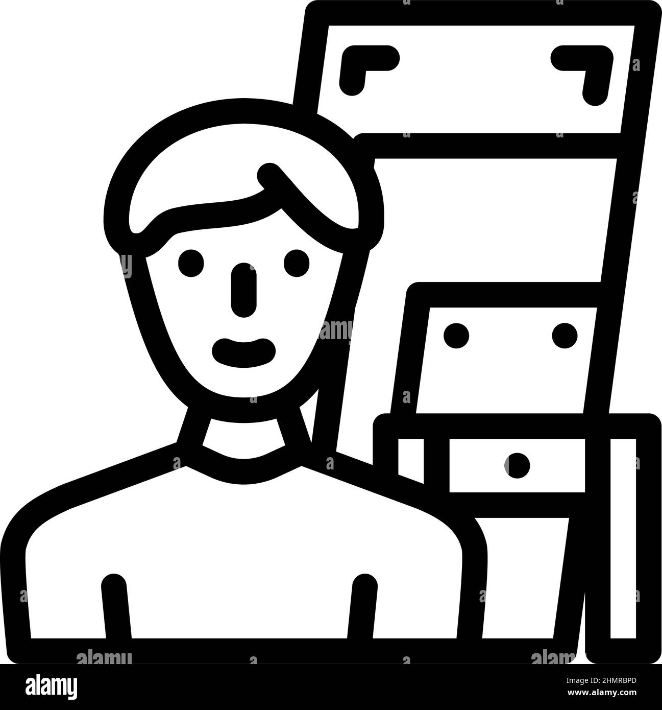 furniture assembler line icon vector illustration Stock Vector Image ... furniture assembler line icon vector illustration Stock Vector Image ...