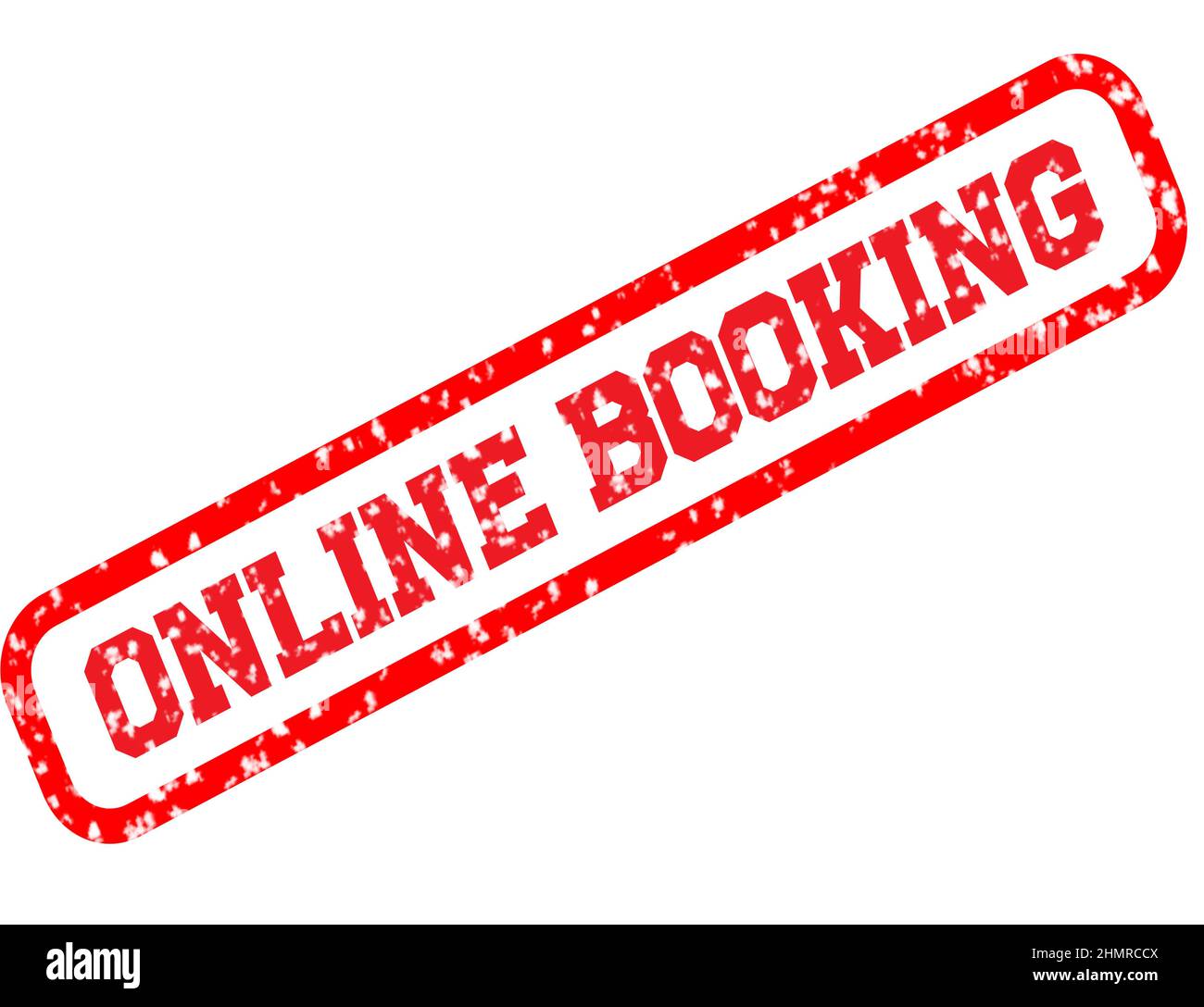 online booking stamp red grunge rubber stamp on white background ...
