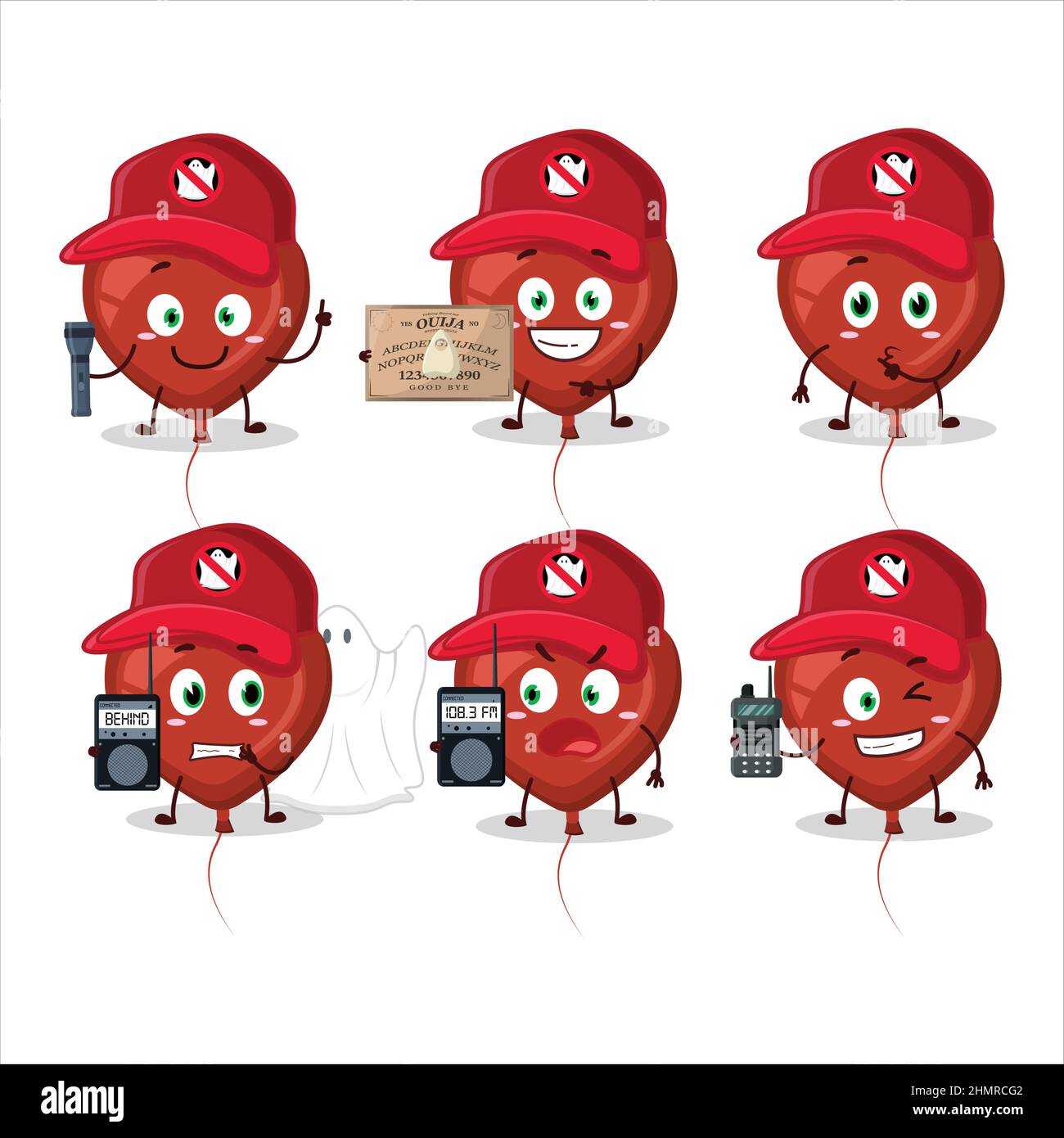 Ghost woman red Stock Vector Images - Alamy