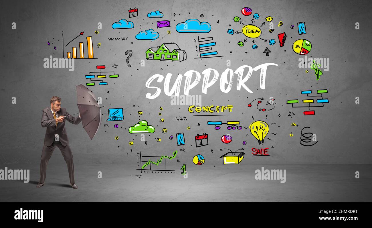 Man hiding behind shield hi-res stock photography and images - Alamy