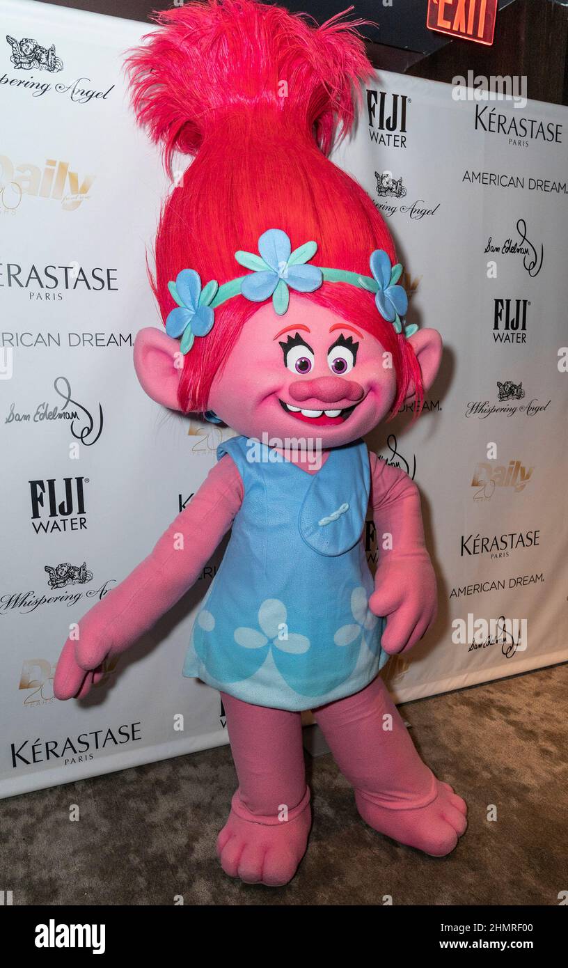 New York, United States. 10th Feb, 2022. Poppy Troll attends The Daily ...