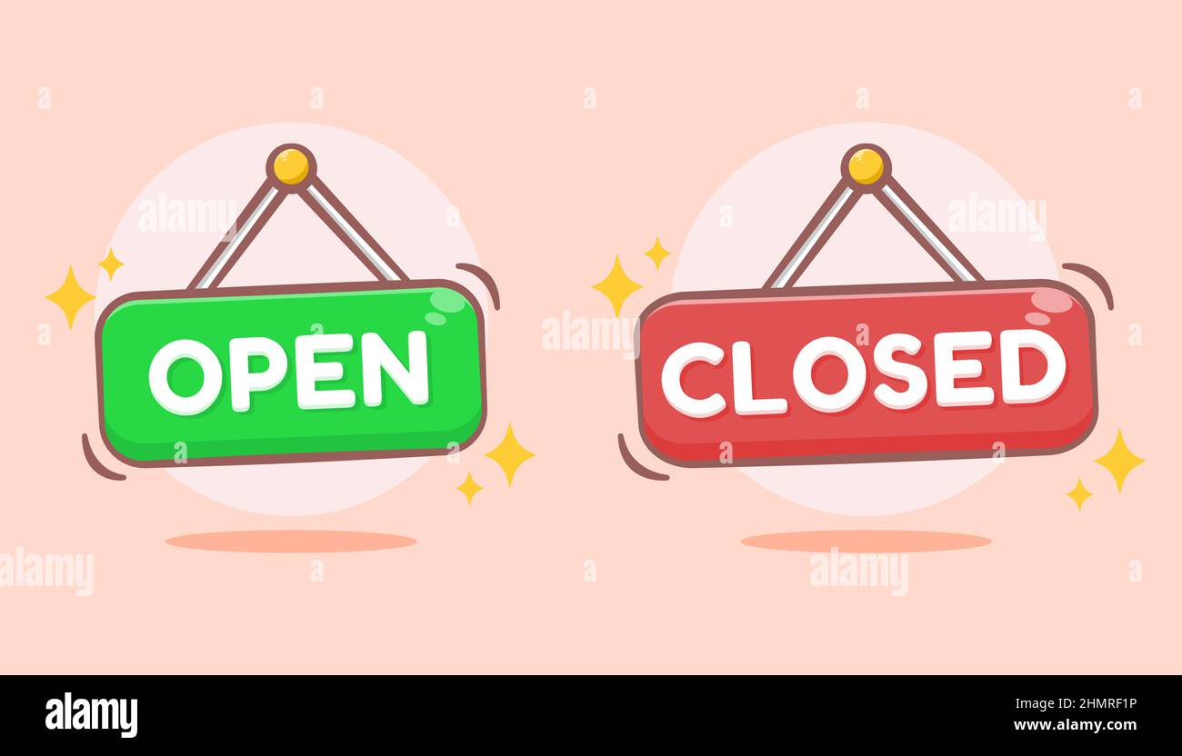 The open door cartoon hi-res stock photography and images - Alamy