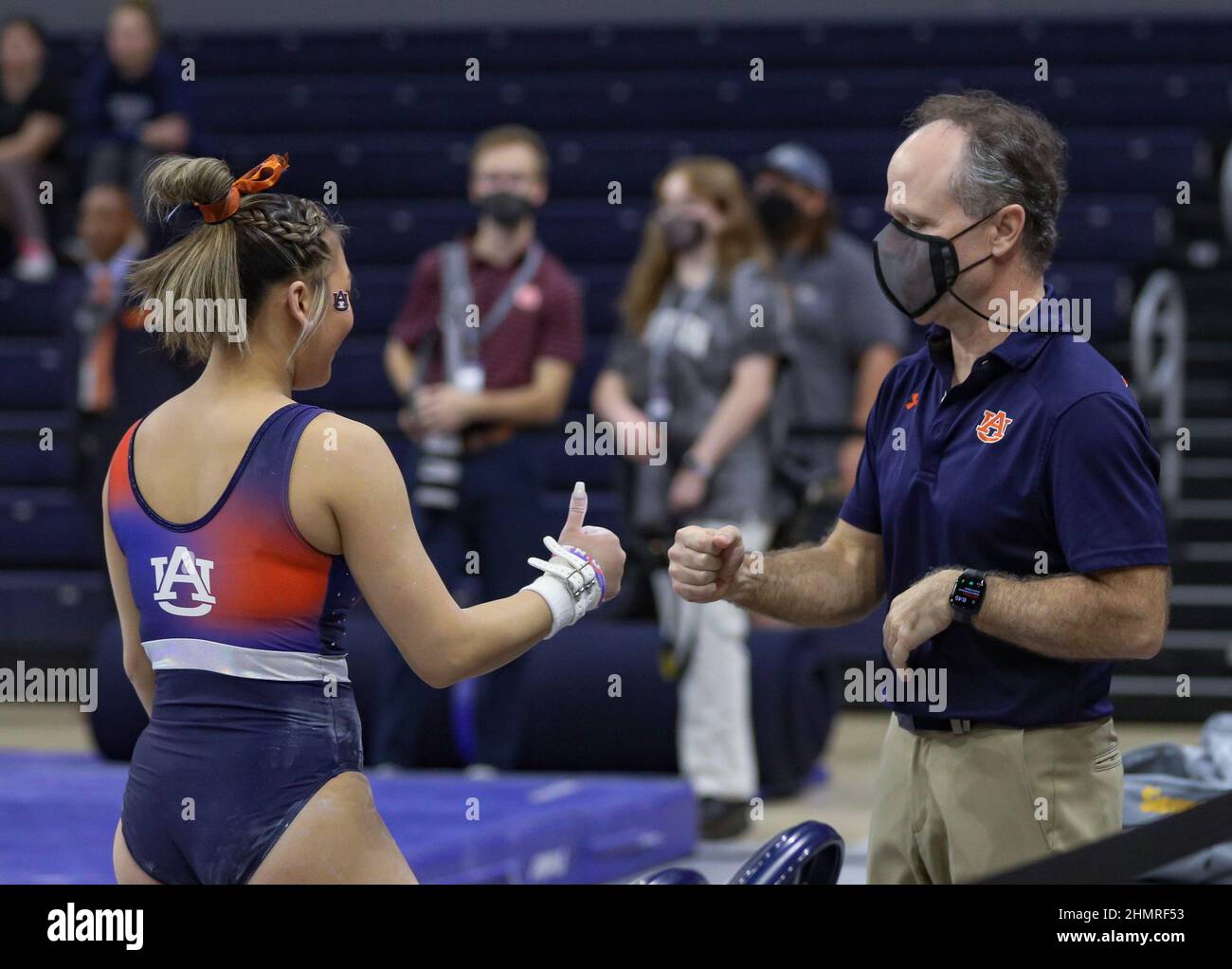 Women's college gymnastics coach hi-res stock photography and images ...