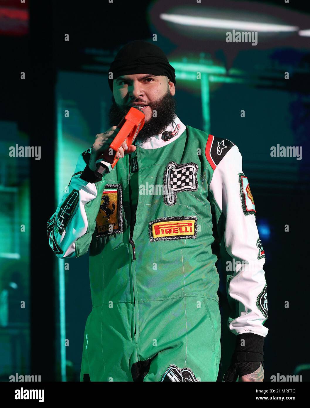 MIAMI, FL-FEB 11: Farruko performs during his LA167 Tour at the FTX ...