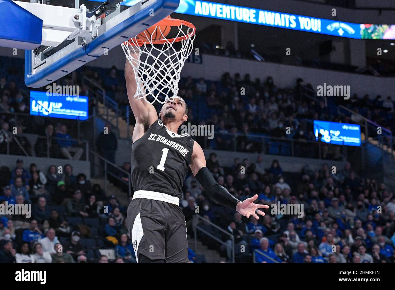 February 11, 2022: St. Bonaventure Bonnies guard Dominick Welch (1 ...