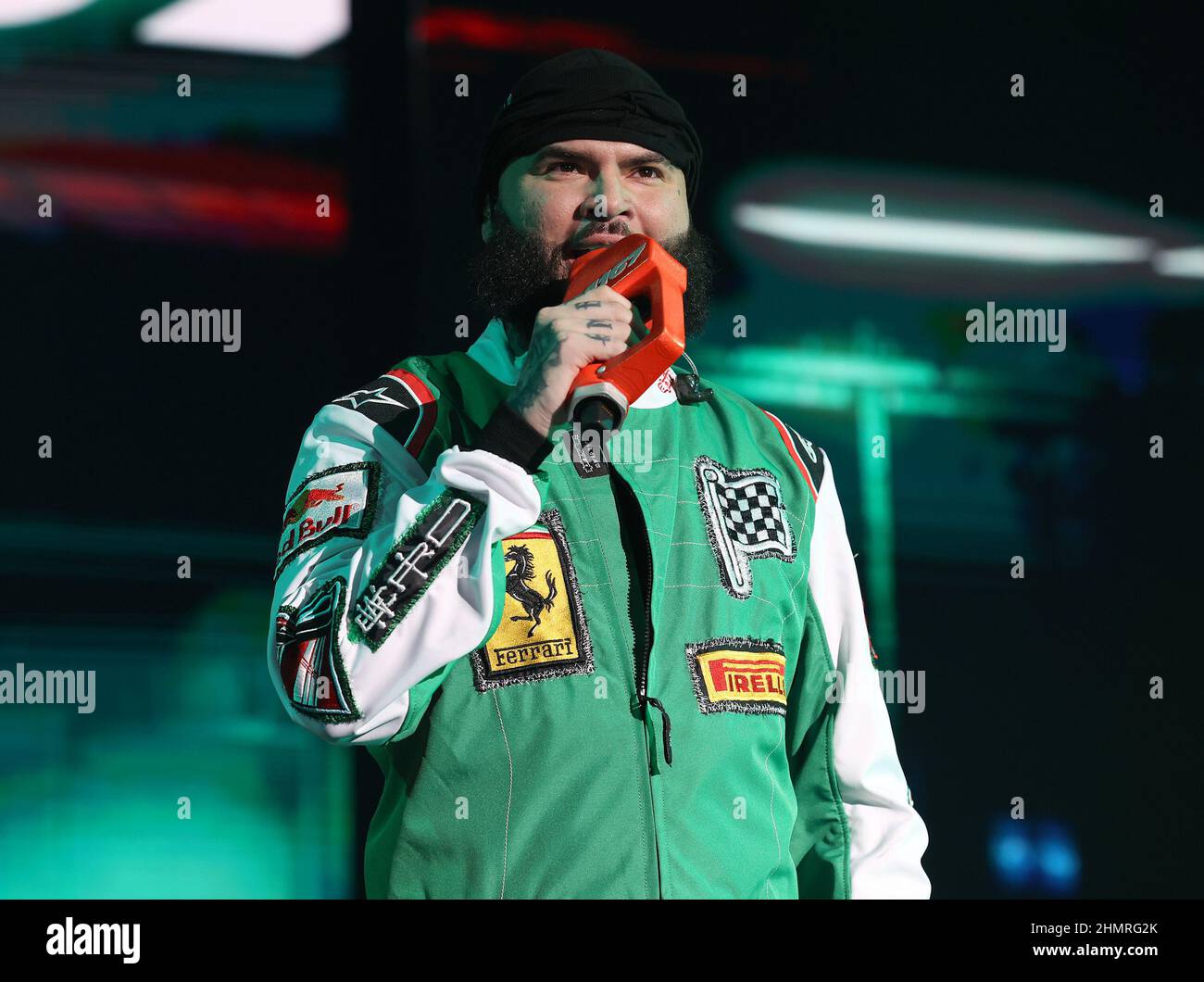 MIAMI, FL-FEB 11: Farruko performs during his LA167 Tour at the FTX ...