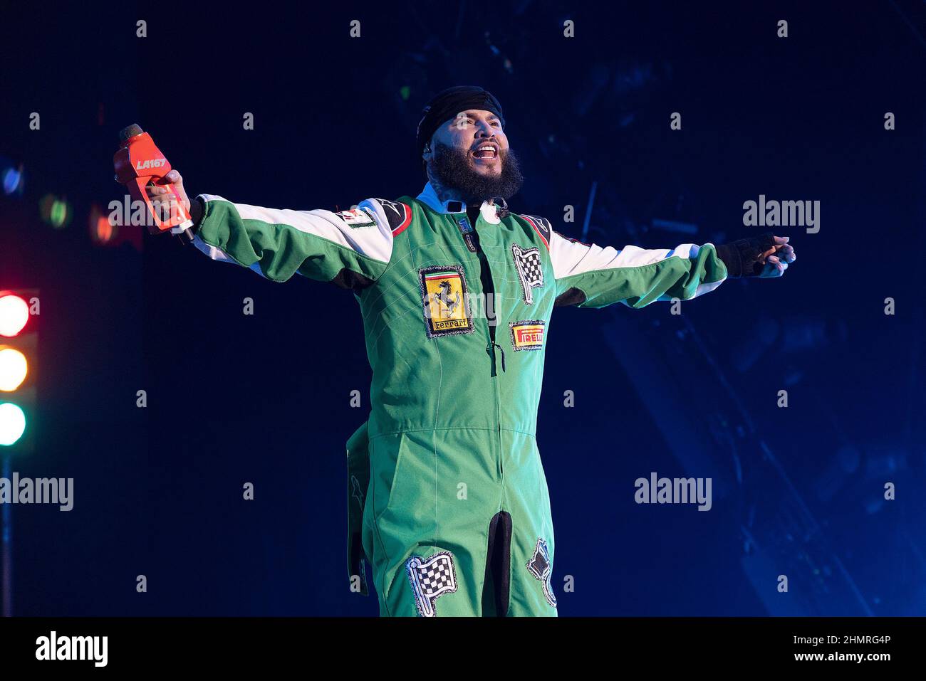 MIAMI, FL-FEB 11: Farruko performs during his LA167 Tour at the FTX ...