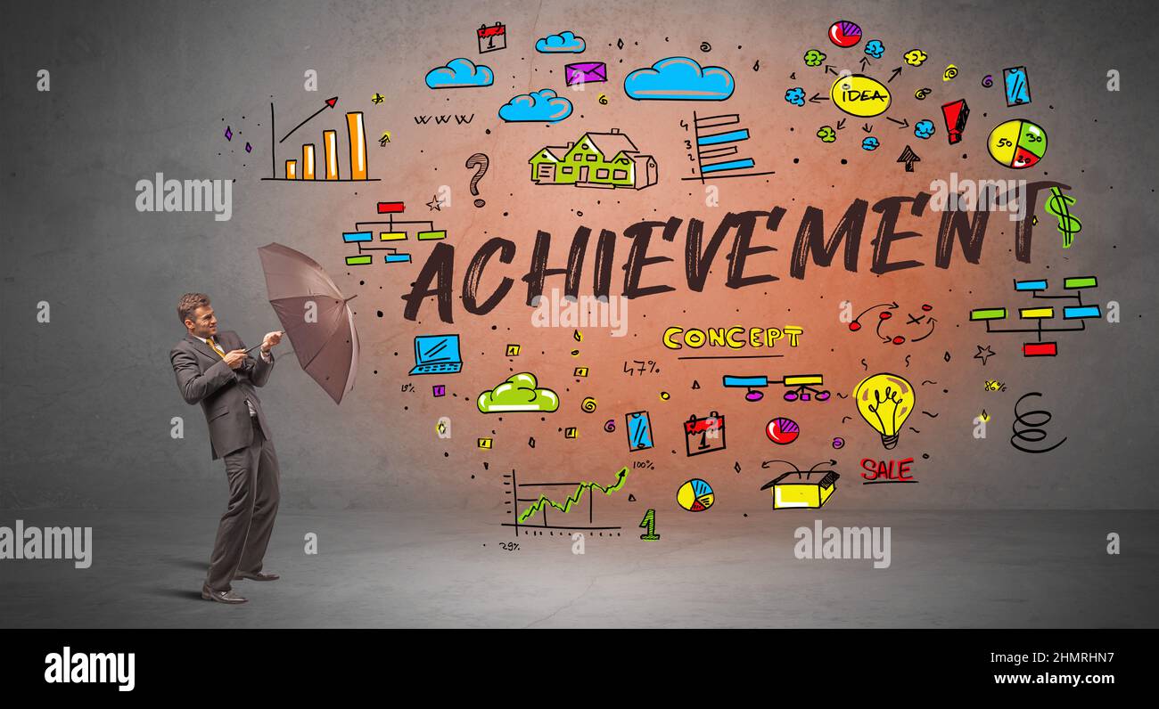 Man hiding behind shield hi-res stock photography and images - Alamy
