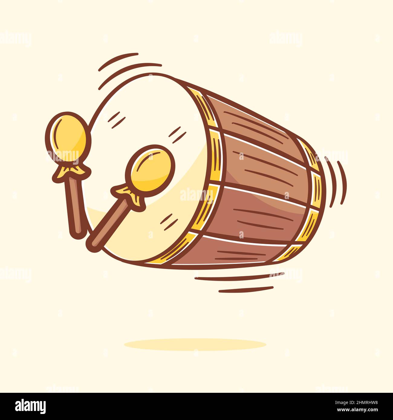 Drum doodle hand drawn Stock Vector Images - Alamy