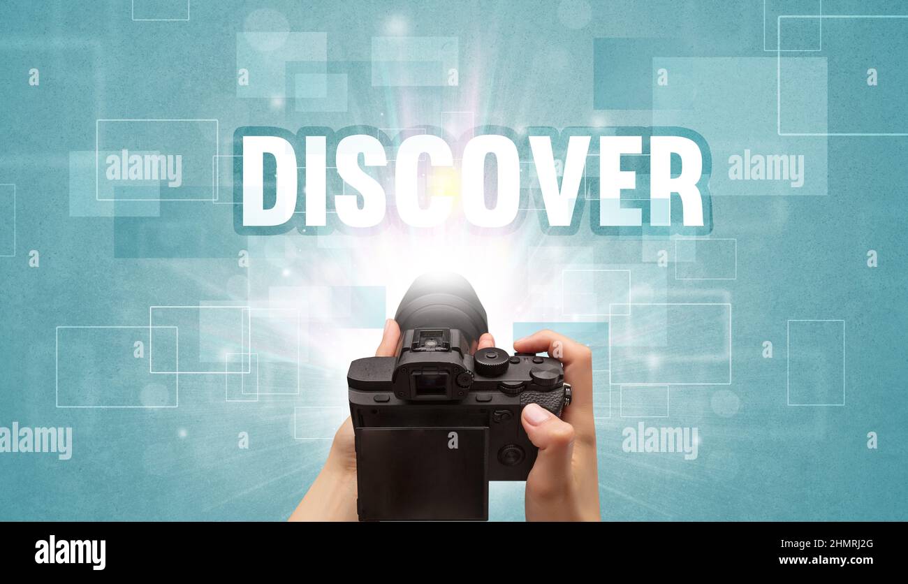 hand holding digital camera, traveling concept Stock Photo - Alamy