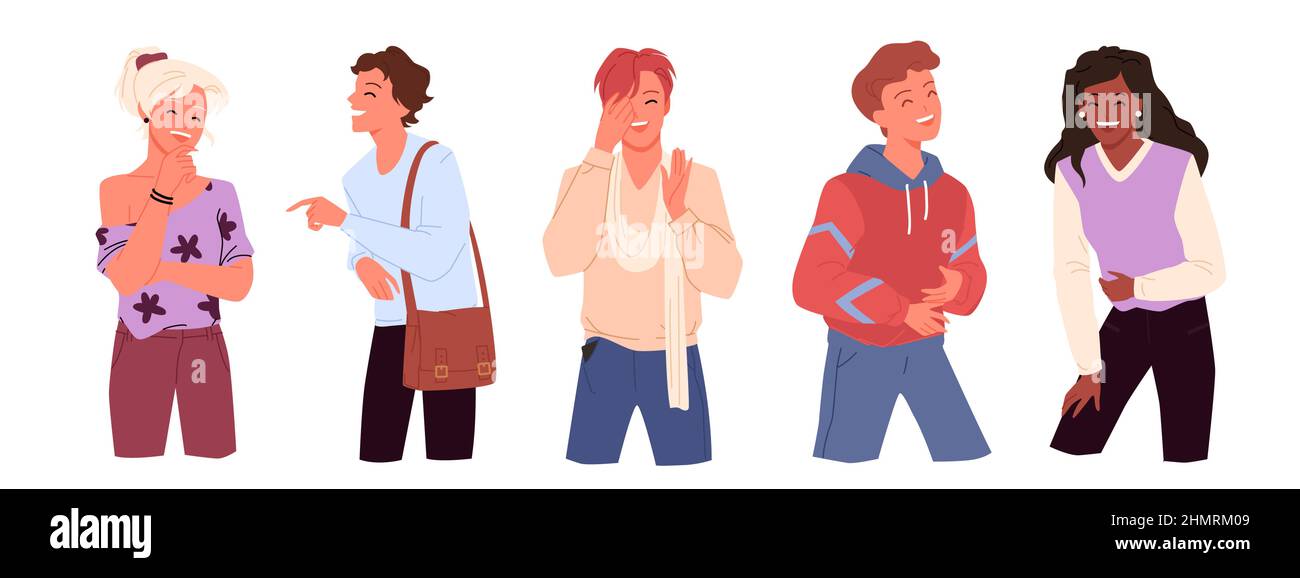 Joyful young male laughing Stock Vector Images - Alamy