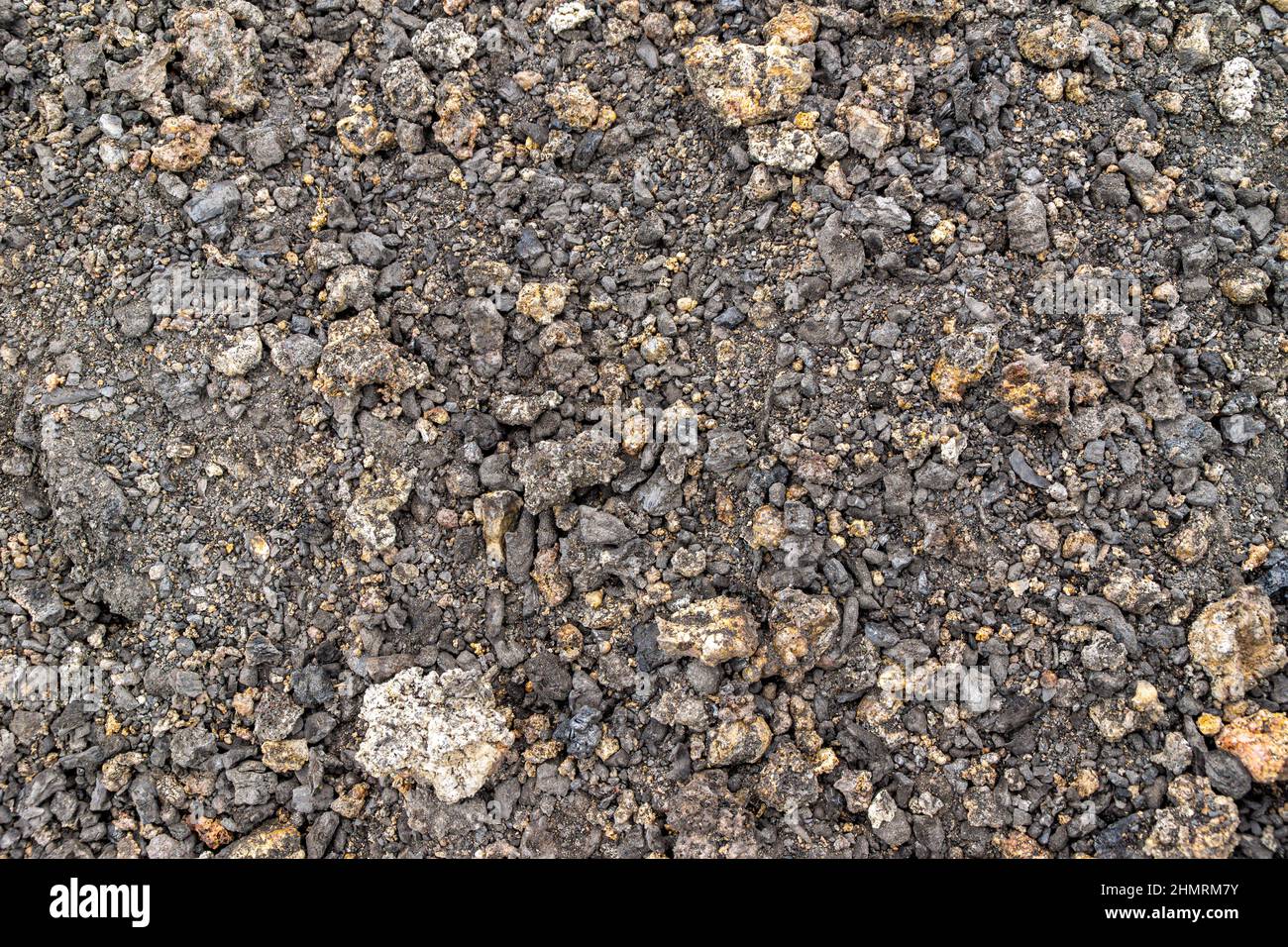 waste after combustion of coal with a high ash content - fused pieces ...