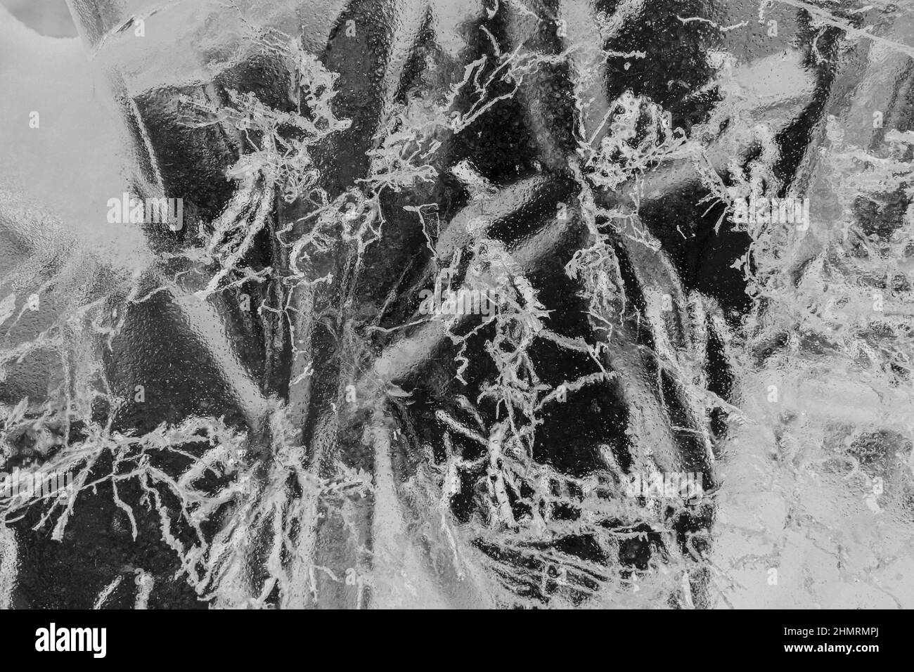 Surface abstract patterns cracks Black and White Stock Photos & Images ...