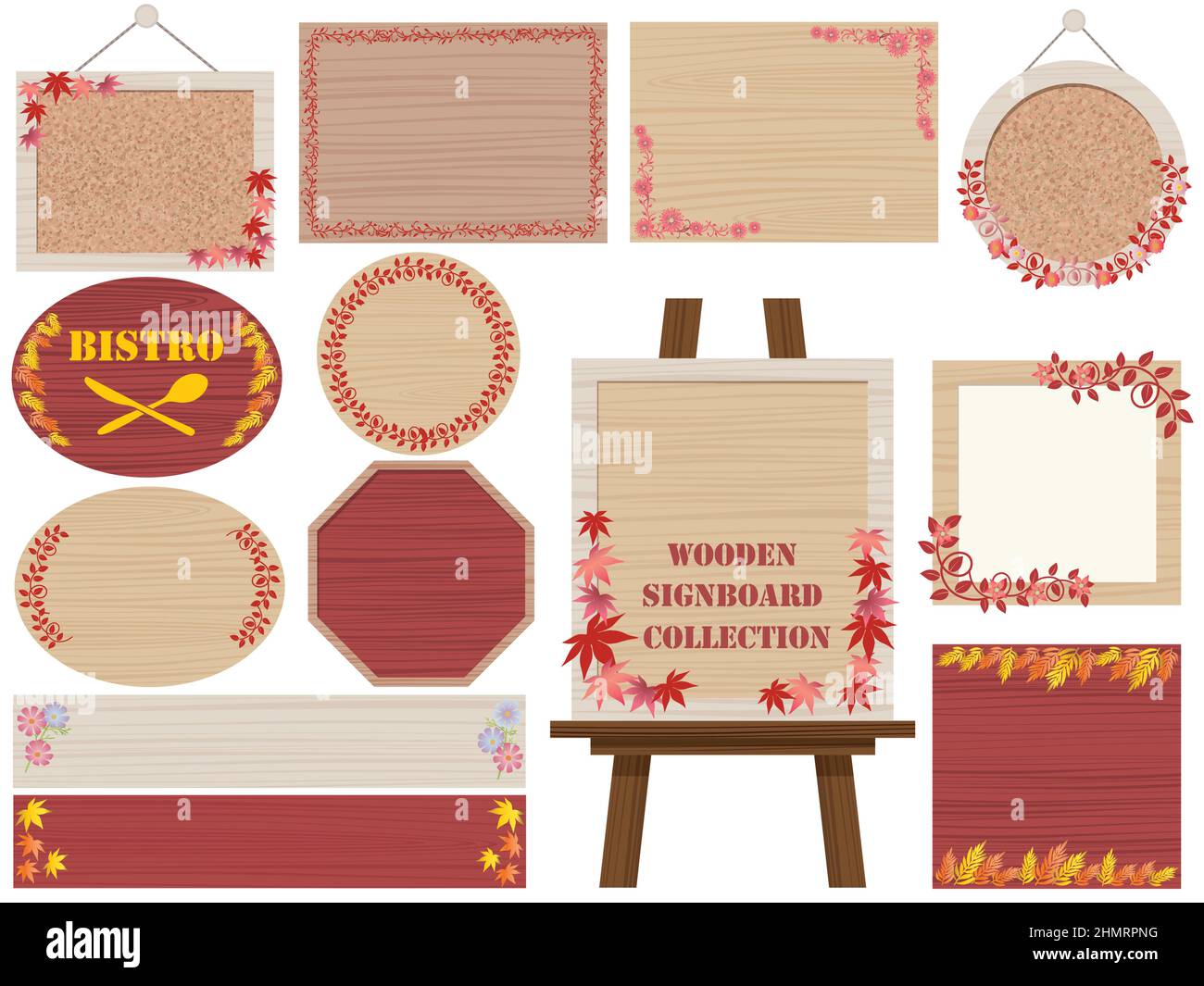 Set texture plants Stock Vector Images - Alamy