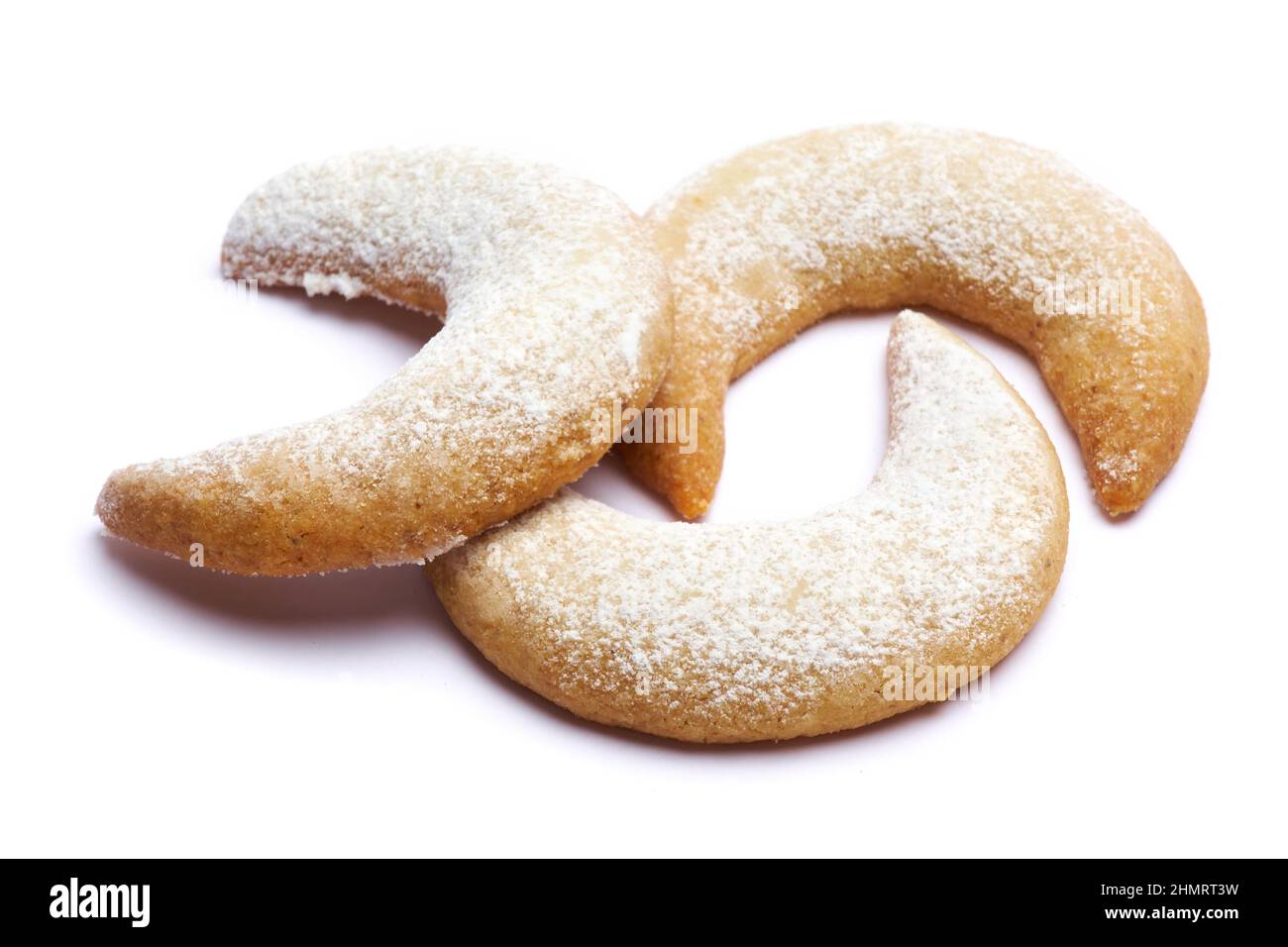 Traditional German or Austrian Vanillekipferl vanilla kipferl cookies ...