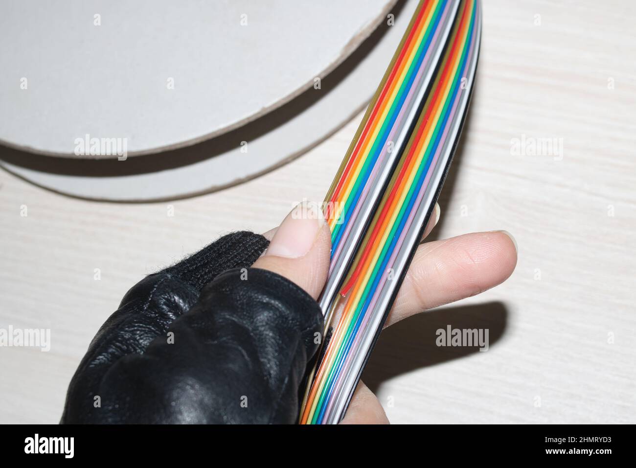Multi coloured wires hi-res stock photography and images - Alamy