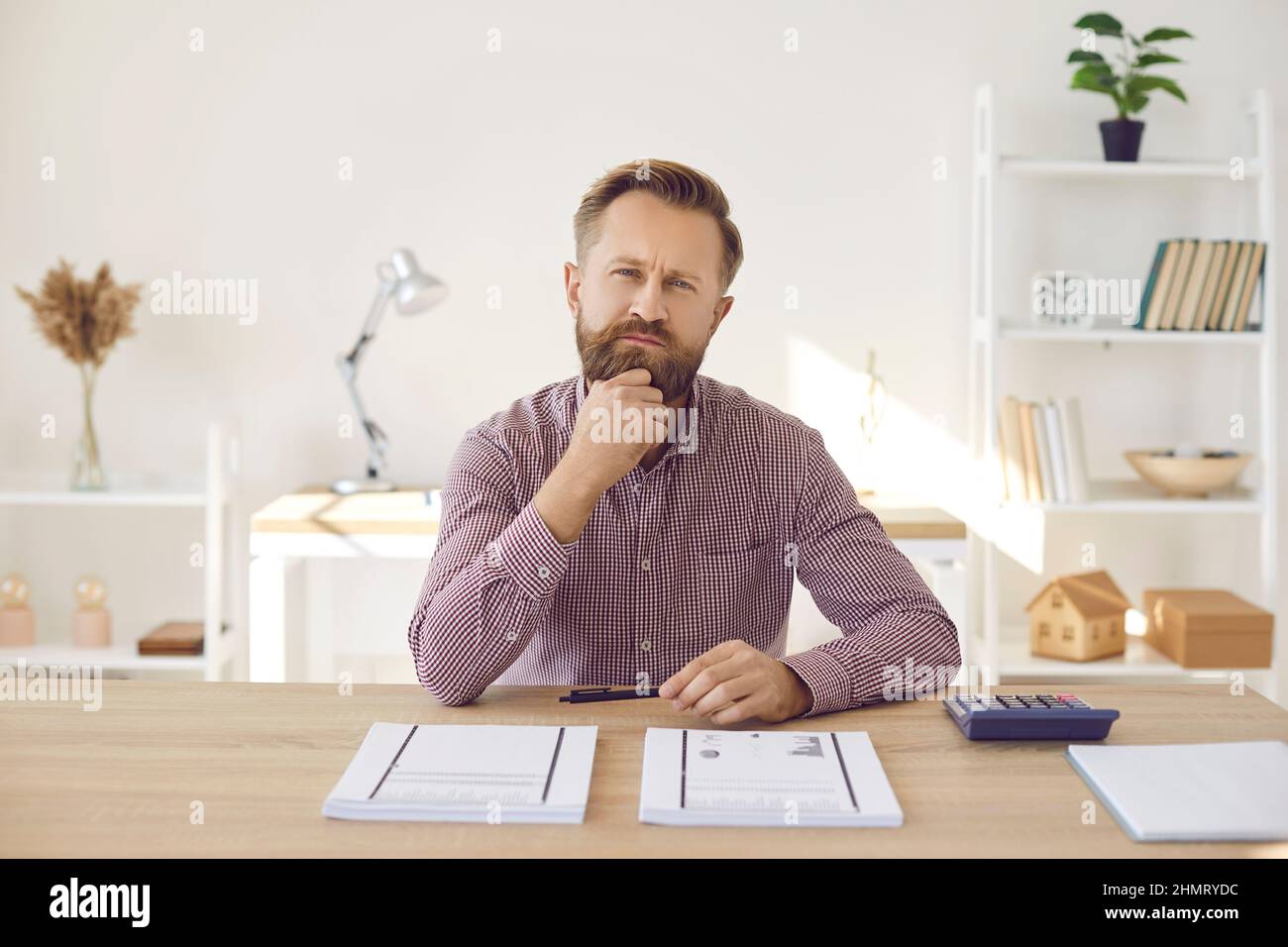 Focused business man caucasian millennial hi-res stock photography and ...