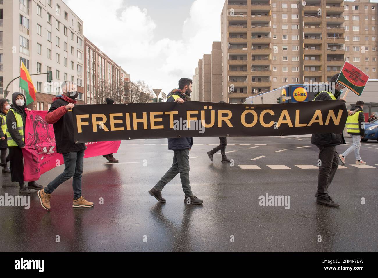 The demonstration took place under the motto Freedom for Abdullah ...