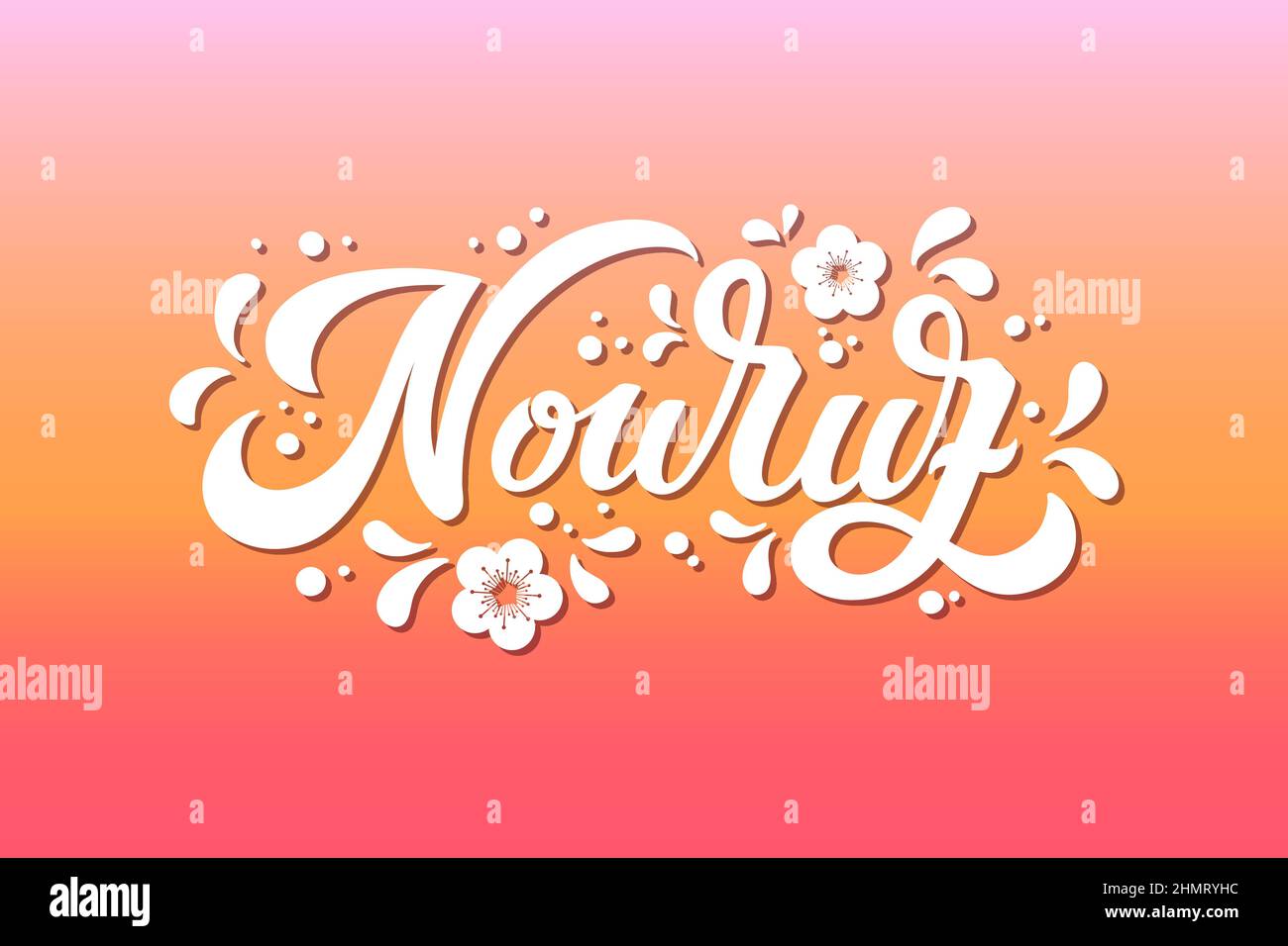 Nowruz holiday vector design elements. Novruz Persian New Year ...