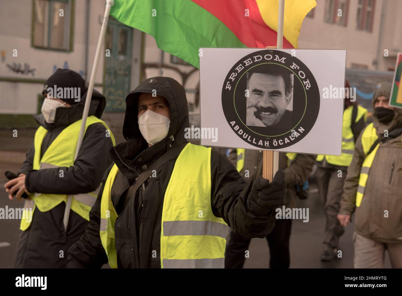 The demonstration took place under the motto Freedom for Abdullah ...