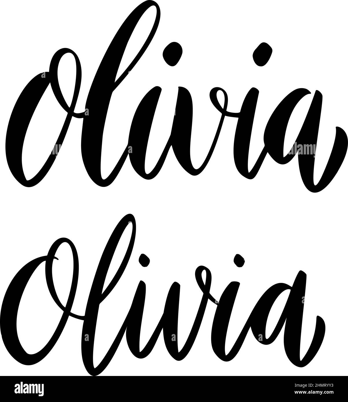 Olivia design Stock Vector Images - Alamy