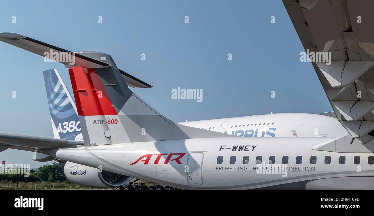 ATR 72-600 airliner in Toulouse, France on July 21, 2021 Stock Photo - Alamy