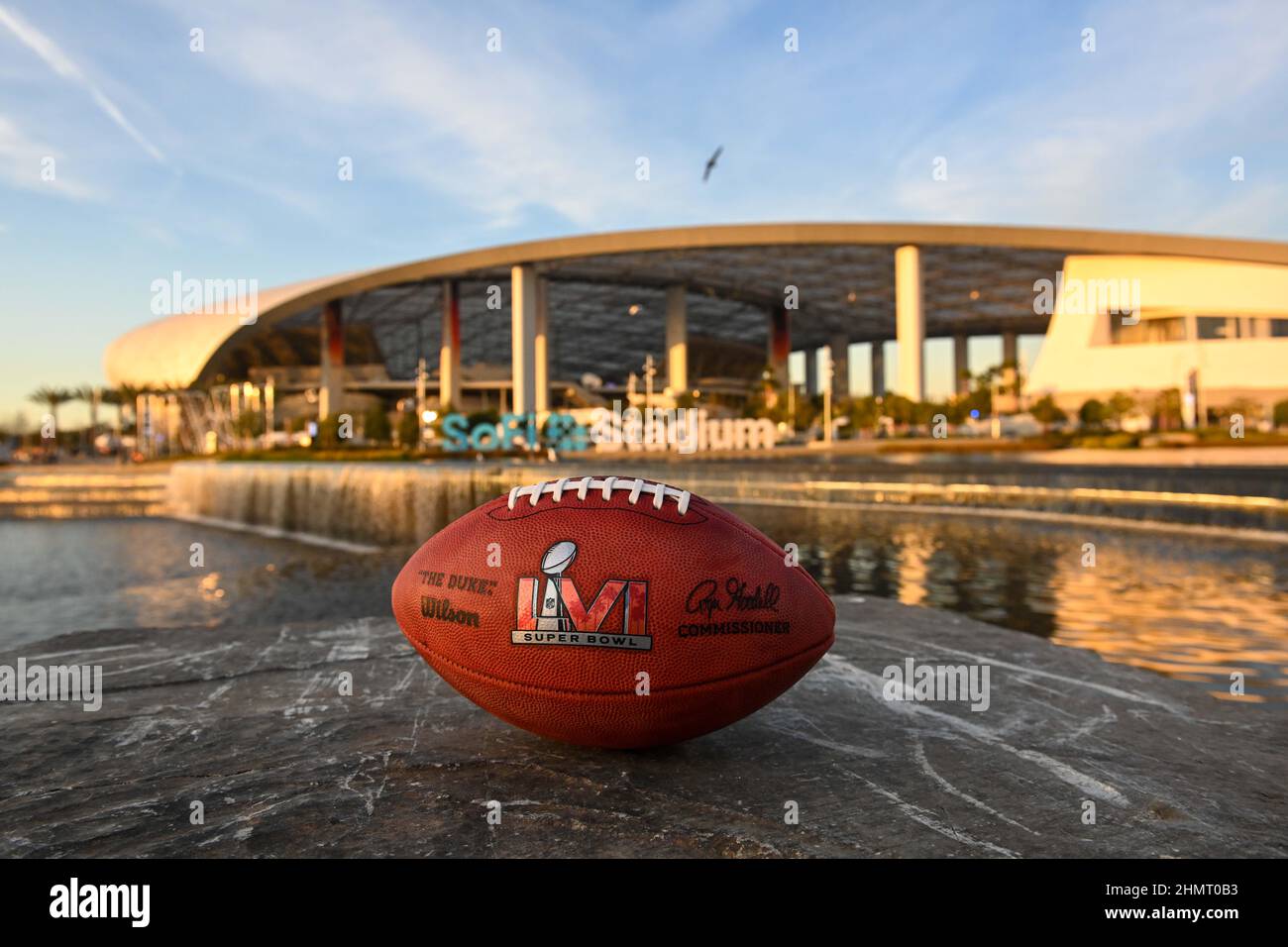 General overall view of the official Wilson “The Duke” ball to be used ...