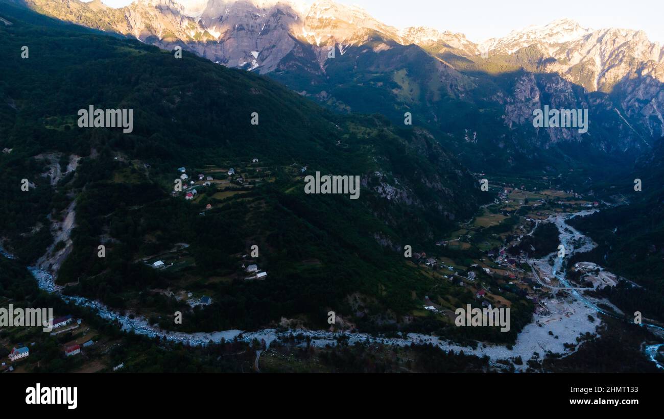 national park in the Theth Valley, in Albania Stock Photo - Alamy