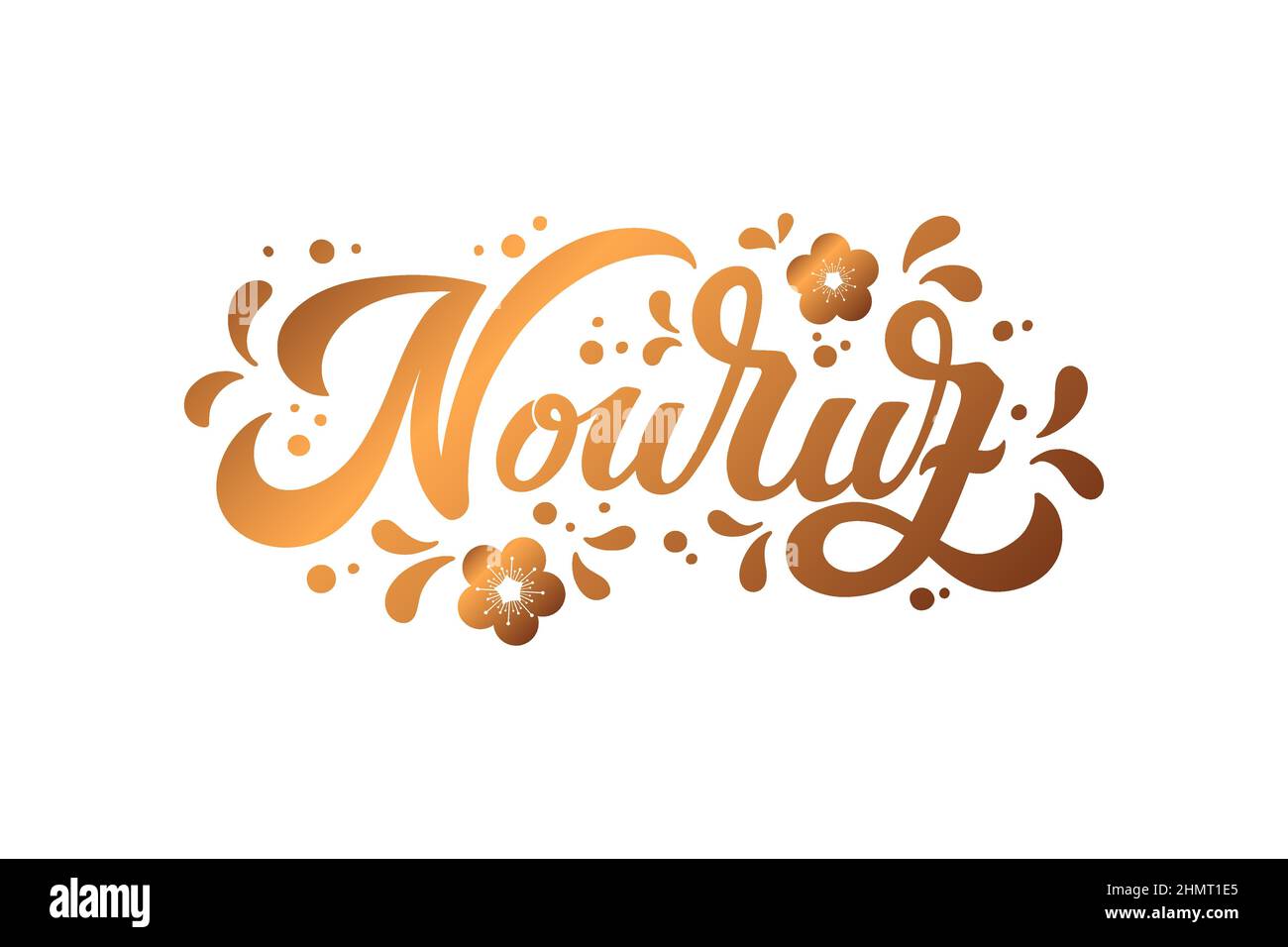 Nowruz holiday vector design elements. Novruz Persian New Year ...