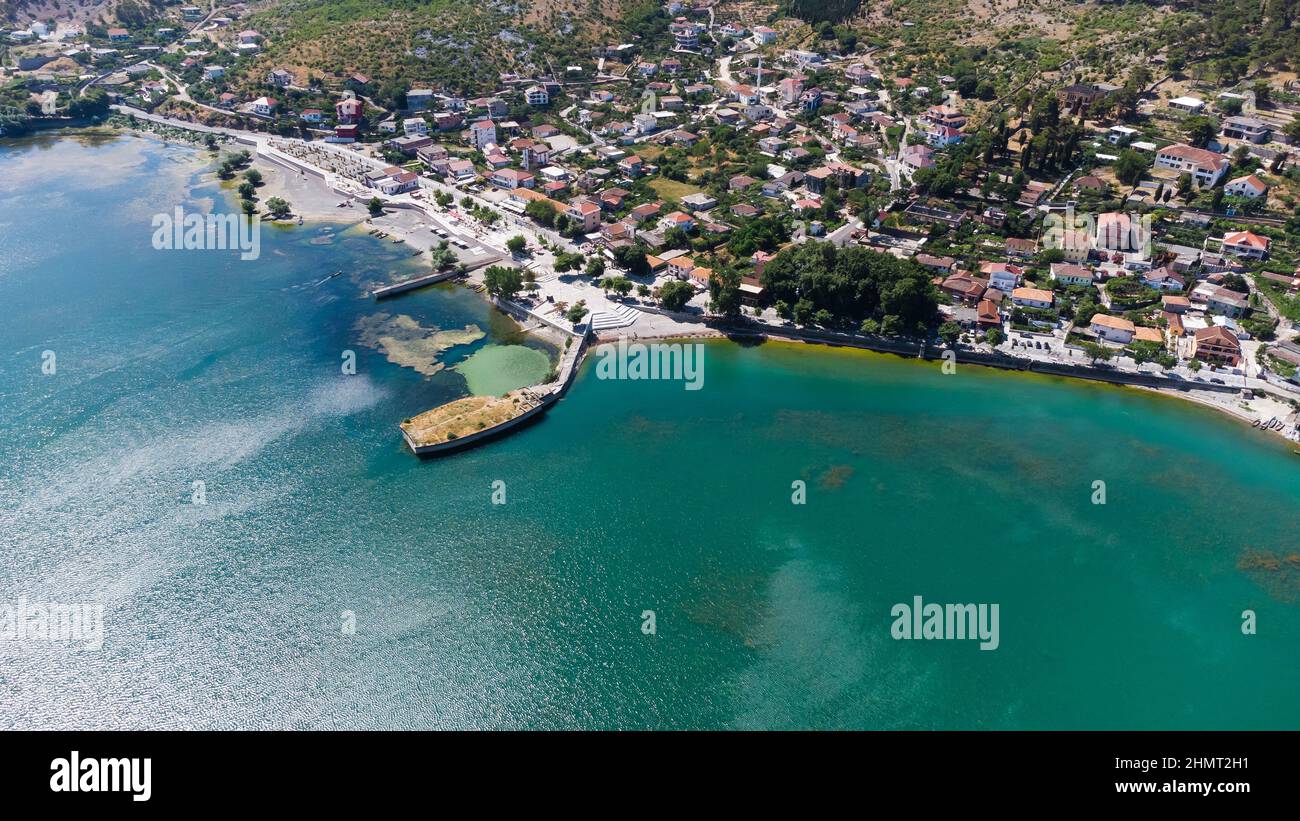 lake shkoder albania. picture taken on the north Albanian artificial lake Stock Photo - Alamy