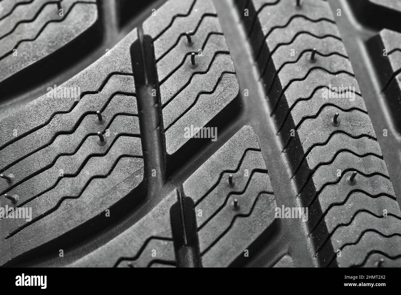 Winter Car tires close-up wheel profile structure on white background Stock Photo - Alamy
