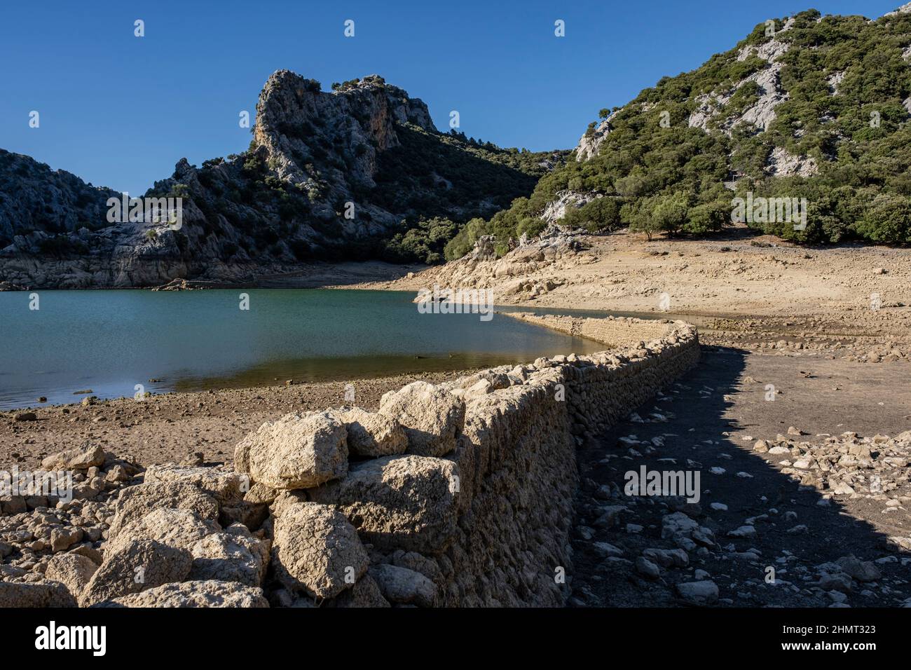 embalse de Gorg Blau, Escorca, Mallorca, Balearic Islands, Spain Stock ...