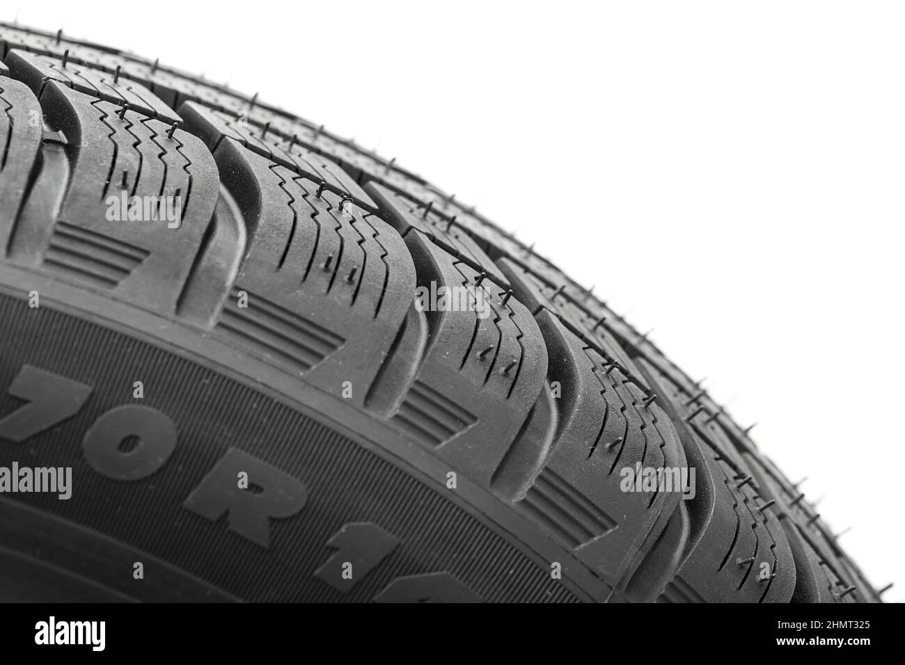 Winter Car tires close-up wheel profile structure on white background Stock Photo - Alamy