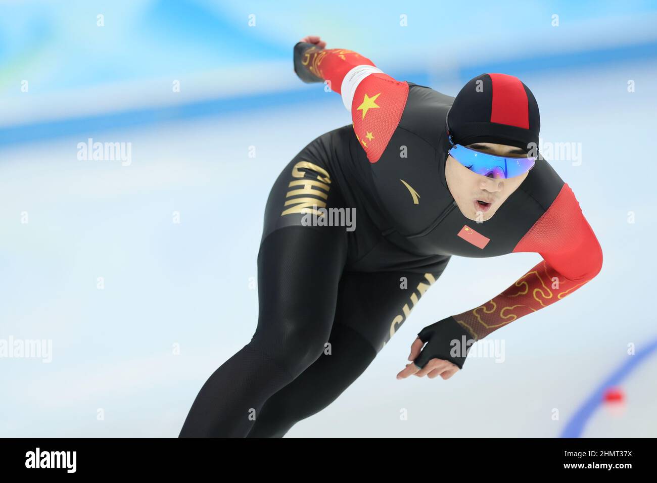 Beijing, China. 12th Feb, 2022. Gao Tingyu of China competes during the ...