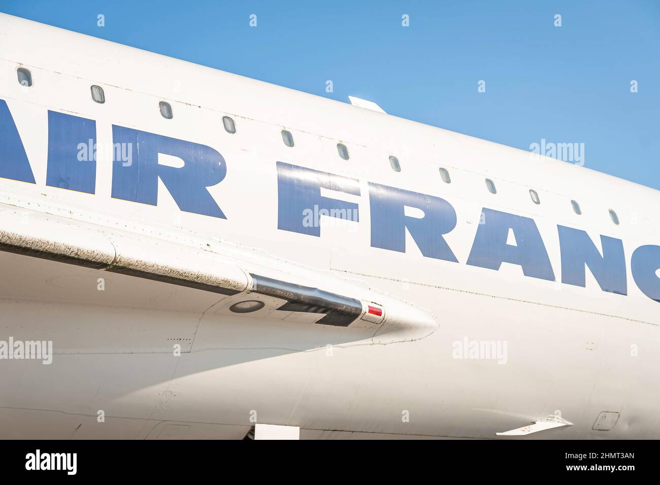 View of the Air France Concorde in Toulouse on July 21, 2021 Stock ...