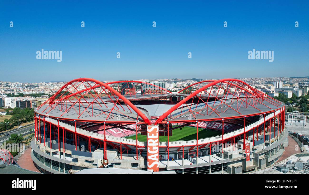 Aerial view of the Benfica Stadium in Lisbon, Portugal Stock Photo - Alamy