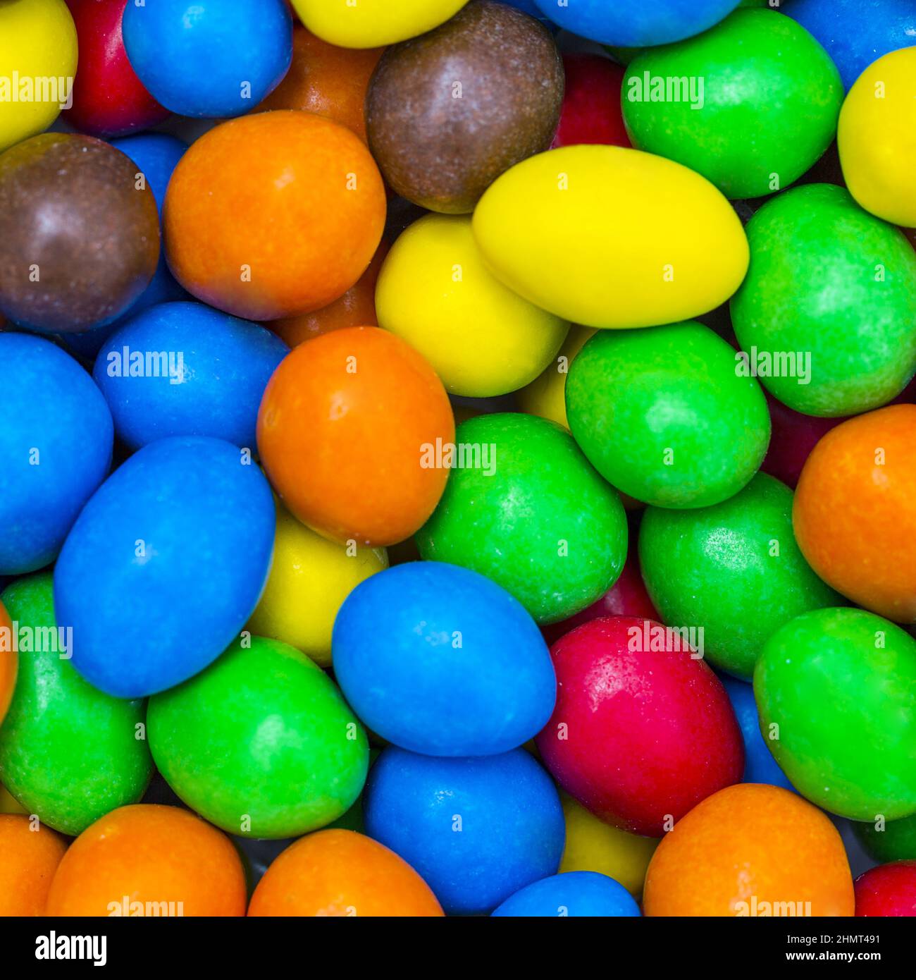chocolate lentils with nuts smarties sweets colorful Stock Photo - Alamy