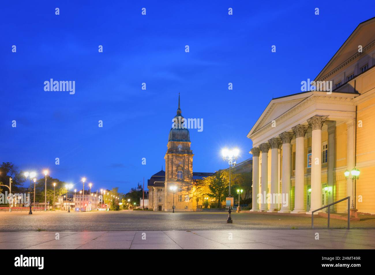 The Hessian State Archive and Museum of Darmstadt, Germany Stock Photo ...
