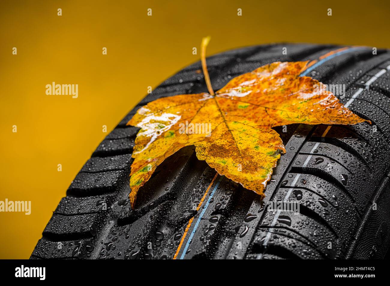 Tire tread leaf hi-res stock photography and images - Alamy