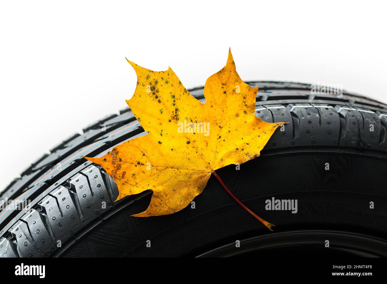 Tire tread leaf hi-res stock photography and images - Alamy