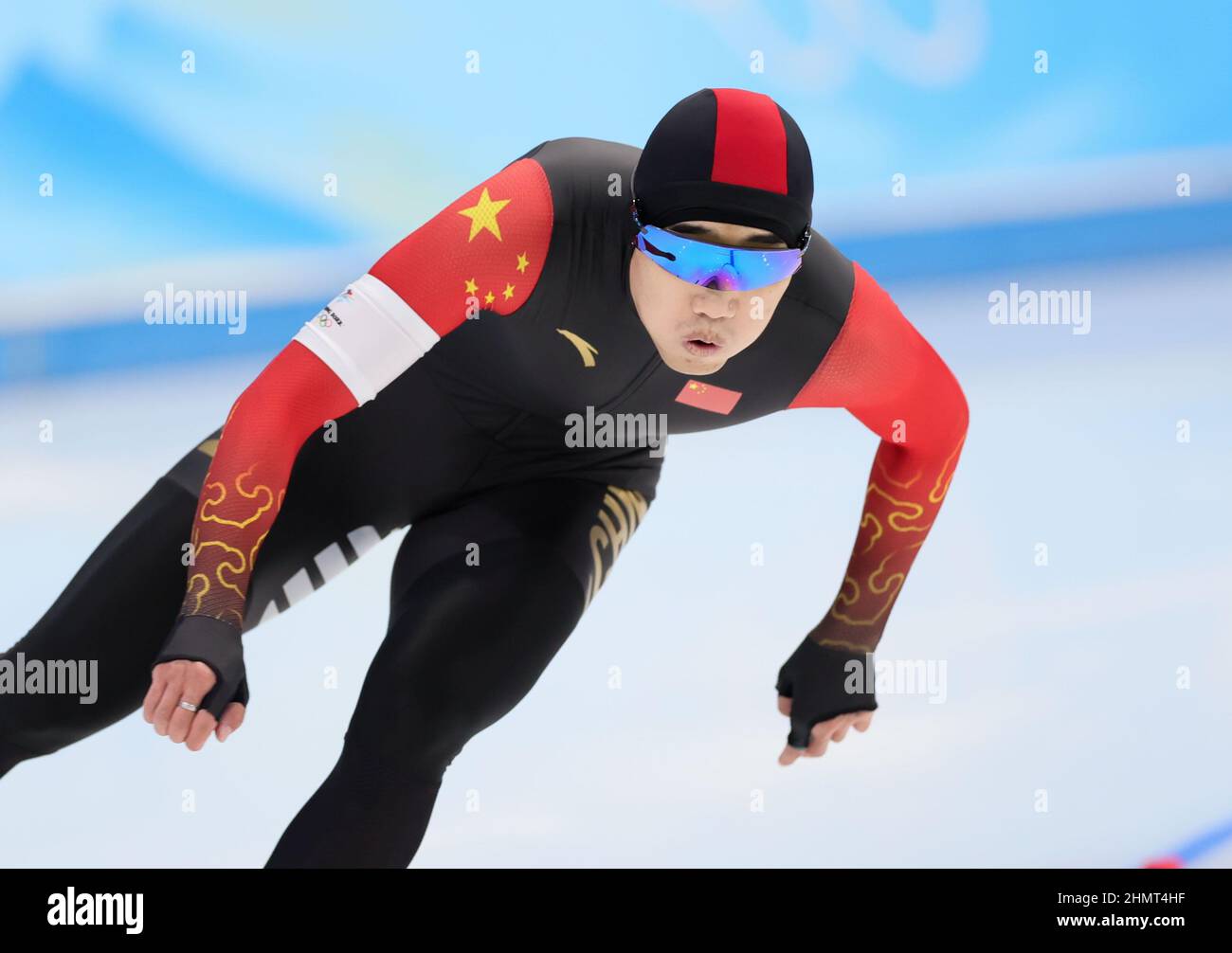 Beijing, China. 12th Feb, 2022. Gao Tingyu of China competes during the ...
