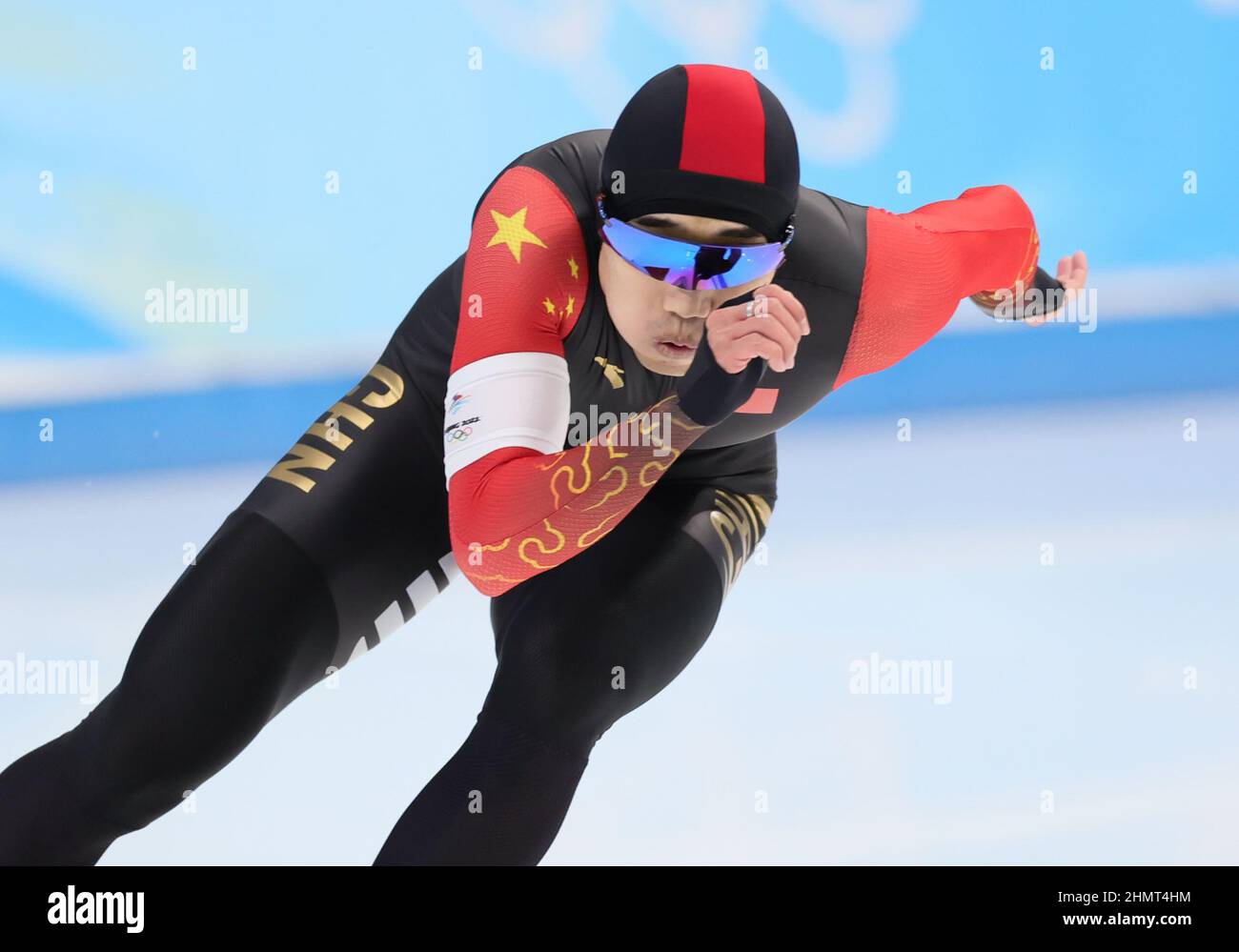 Beijing, China. 12th Feb, 2022. Gao Tingyu of China competes during the ...