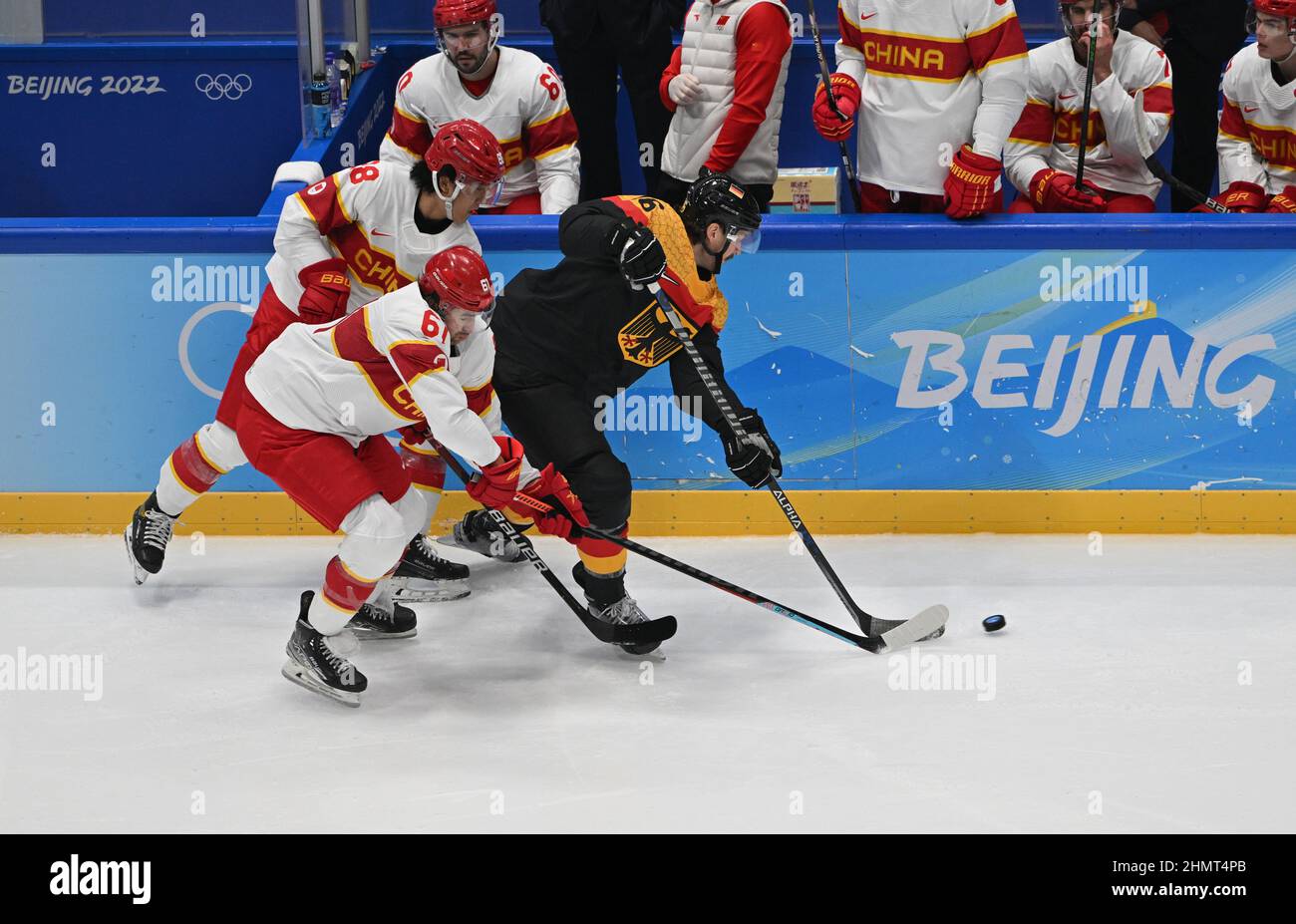 Beijing, China. 12th Feb, 2022. Olympics, ice hockey, preliminary round ...