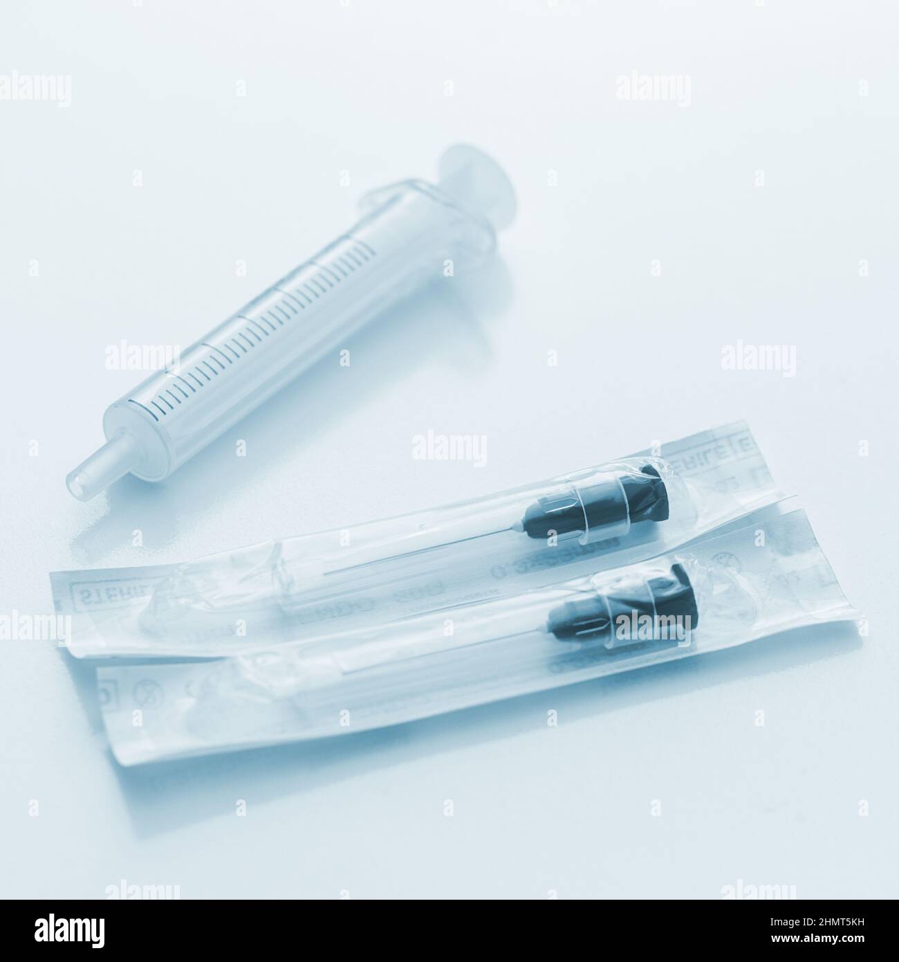sterile drug once syringe addiction Stock Photo - Alamy